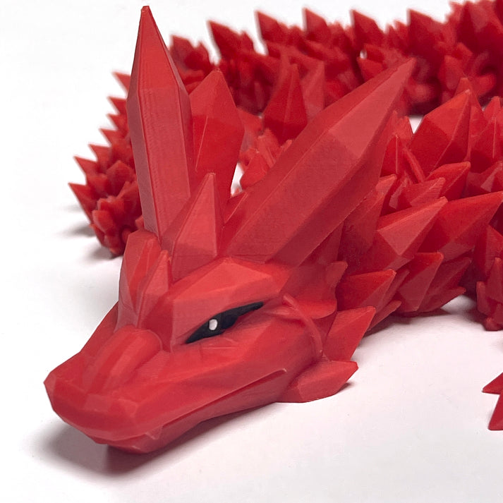 Crystal Long Tail Dragon Articulated Model – Magical Creatures of Whiteley